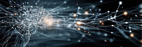 Conceptual Visualization Of Brain Computer Interface Showcasing Neural Connections Sparks And