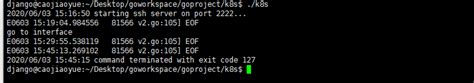 Command Terminated With Exit Code Issue Kubernetes Client Go GitHub