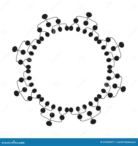 Round Structure Graph Circular Chart Pie Diagram Divided Into Pieces