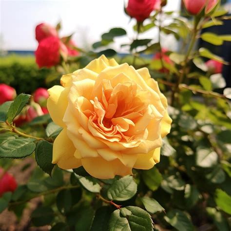 Premium Ai Image In A Simple Vegetable Garden With Grass