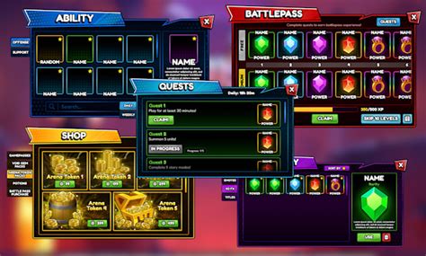Design Professional Roblox Ui Gui Pack And Icons For Your Roblox Game