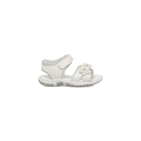 Sandali Bambina Primi Passi Bianchi E Argento Glitter Con Fiori Chicco