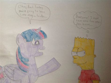 Twilight Sparkle Teaches Bart By Hmcvirgo92 On Deviantart