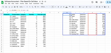 Google Sheets Filter Based On Cell Value 2 Simple Methods