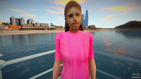 Girl In Pink For Gta San Andreas