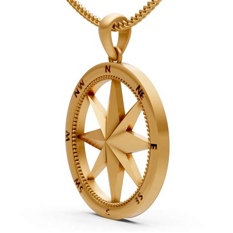 Compass Pendant 3d Model By Zarahm