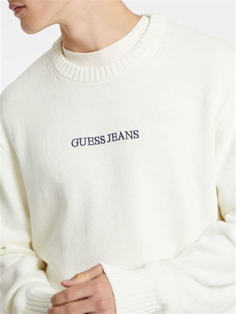Nakış İşleme Logolu Kazak Erkek | GUESS Jeans®