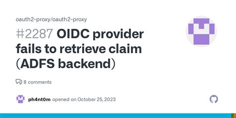 oidc provider fails to retrieve claim adfs backend · issue 2287 · oauth2 proxy oauth2 proxy