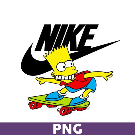 Nike X Bart Skateboard Png Nike Logo Png Bart Simpson Png Inspire Uplift