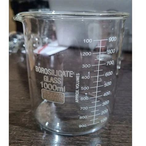 Cylindrical Ml Borosilicate Glass Beaker For Laboratory Size