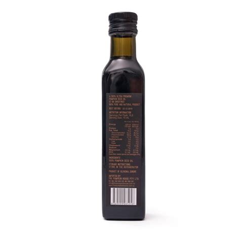 100% Pumpkin Seed Oil 250 ml - The Pumpkin House