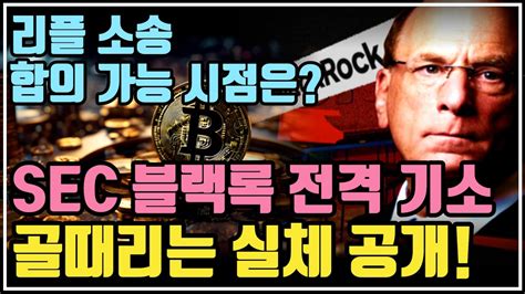 리플 소송 끝이 보인다 ⎮ 비트코인 비트코인etf 비트코인가격 비트코인전망 리플 리플코인 리플소송 리플전망