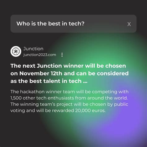 Junction On Linkedin Hackathon Junction2023 Tech Jobopportunities