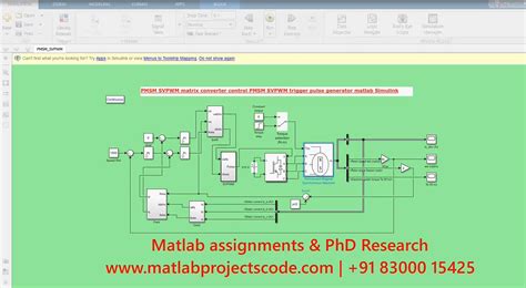 PMSM SVPWM Matrix Converter Control PMSM SVPWM Trigger Pulse Generator