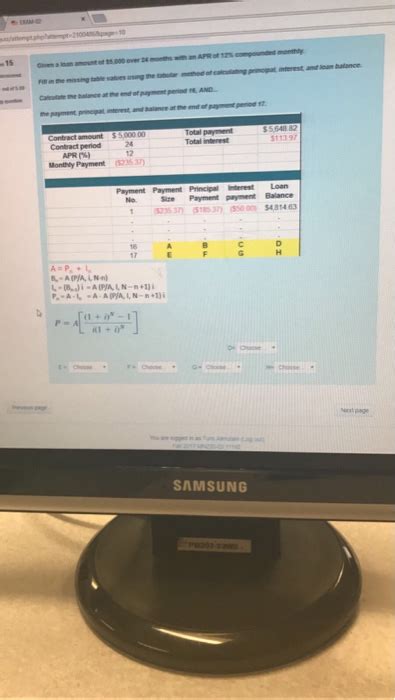 table 3 6 summary of discrete compounding formulas