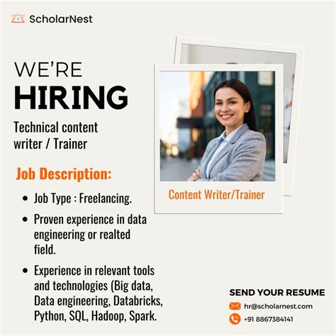 Scholarnest On Linkedin Dataengineering Technicalcontentwriter Traineropportunity