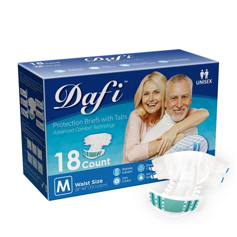 Dafi Adult Diapers Disposable Incontinence Briefs With Tabs Postpartum