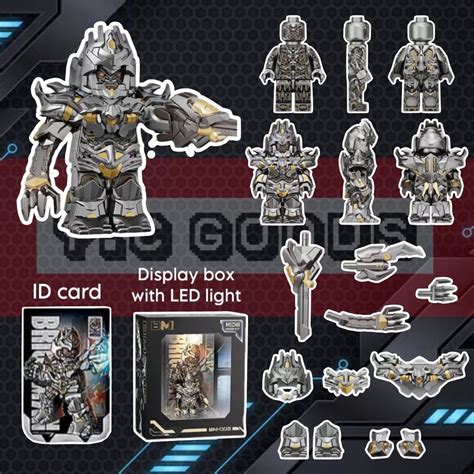 [limited Edition] Transformers Megatron Minifigures Transformers Mini Figures Not Lego