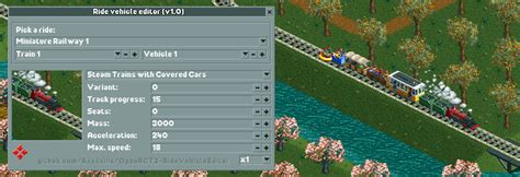 releases · basssiiie openrct2 ridevehicleeditor · github