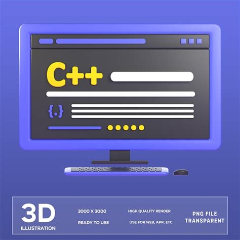 Premium Psd Psd Web Development 3d Illustration