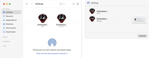 Airdrop Share Files Photos And Other Data Between Apple Devices S
