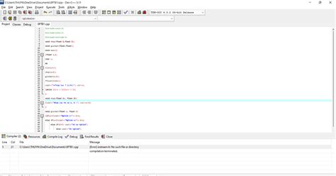 chạy c bị lỗi no such file or directory programming dạy nhau học