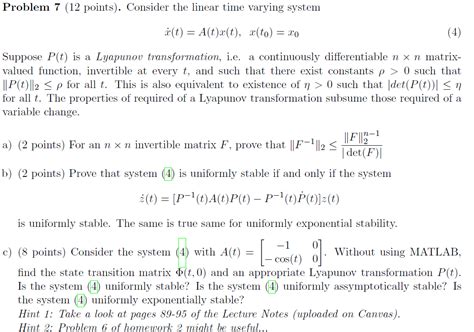 Problem 7 12 Points Consider The Linear Time