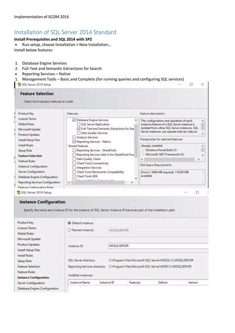 implementation of scom 2016 pdf databases computer software and