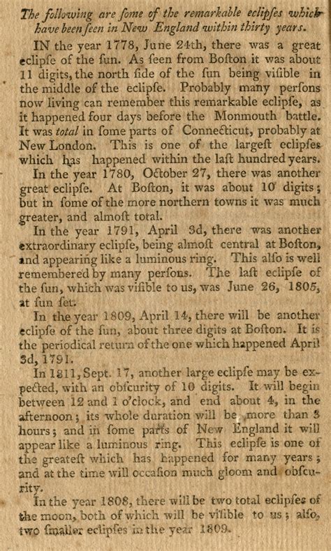 17th And 18th Centuries — Great American Eclipse