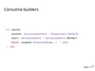 Droidcon Transylvania Kotlin Coroutines PPT