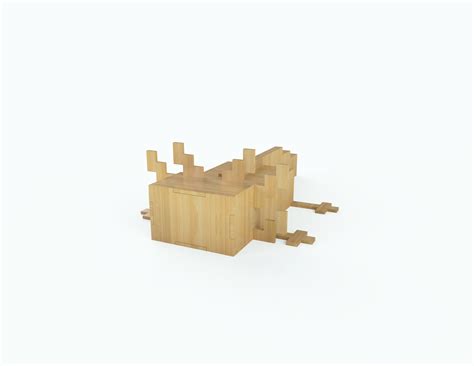Minecraft Axolotl 3d Model Laser Cut Files Dxf Svg 3mm 1 8th” Gamer T Etsy
