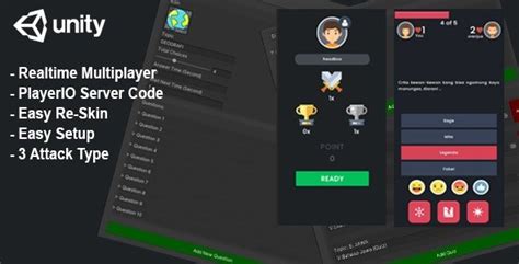 Unity Trivia Quiz Realtime Multiplayer Server Code Playerio