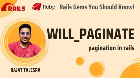 Willpaginate Gem Pagination In Rails Rails And Ruby Gems You Should