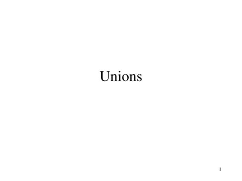PPT Unions PowerPoint Presentation Free Download ID 1532674