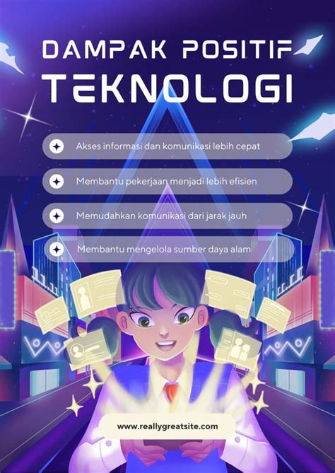 Gratis Contoh Poster Informasi Keren Canva