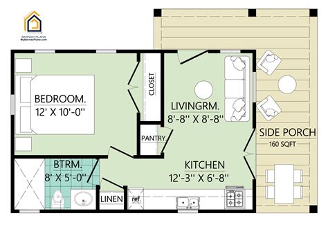 Sidekick Adu Floor Plan And Adu Kit My Barndo Plans