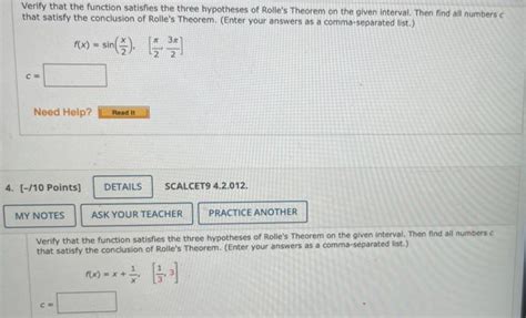Solved Verify That The Function Satisfies The Three