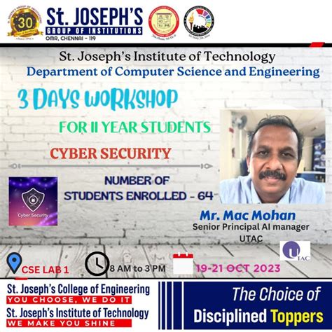 Sjit Cse Cybersecurity Cse St Josephs Institute Of Technology