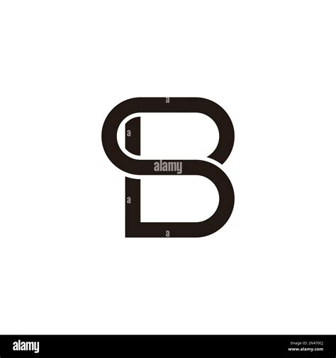 Letter Sb Loop Geometric Linked Logo Vector Stock Vector Image And Art Alamy