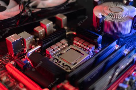 Premium Photo Install A Processor Into A Motherboard