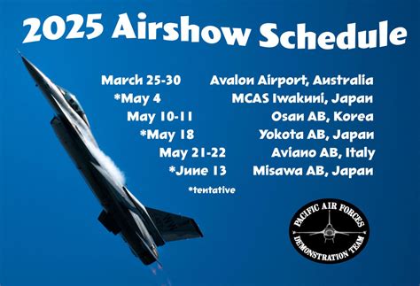 ニュース画像：pacaf F 16 Demonstration Team 2025 Airshow Schedule Flyteam ニュース