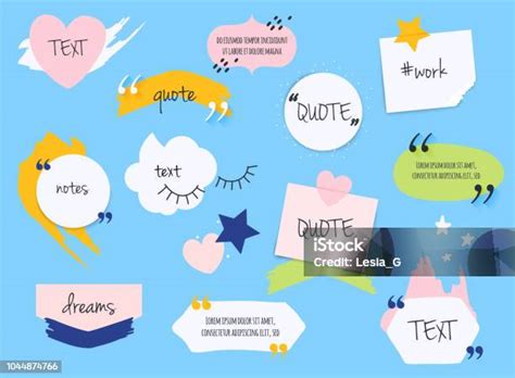 빈 서식 파일을 인용 한다 디자인 요소 원 비즈니스 카드 종이 시트 정보 디자인에 대 한 텍스트 대화 풍선 문자 기호에 대한 스톡 벡터 아트 및 기타 이미지 Istock