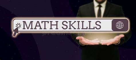 Writing Displaying Text Math Skills Internet Concept Starting To Learn How To Count Numbers Add