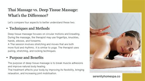 Ppt Thai Massage Vs Deep Tissue Massage Which One Is Better For You