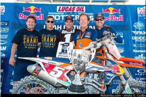 Motocross Us Utah Ryan Dungey Champion Marvin Musquin à 2 Points De
