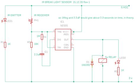 Light IR Beam Break Sensor Electrical Engineering Stack Exchange