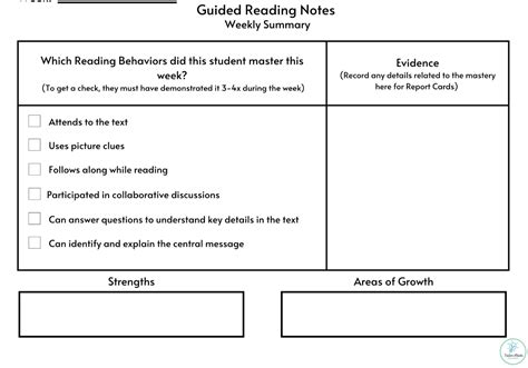 3 Step Guided Reading Data Collection System — Tailor Made Teacher