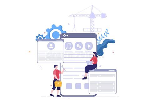 Software Development And Programming Code On Computer Vector
