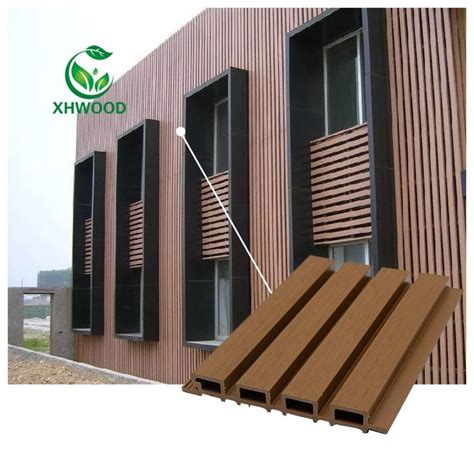 Siding Co Extrusion External Cladding Outdoor Wood Plastic Composite Cladding