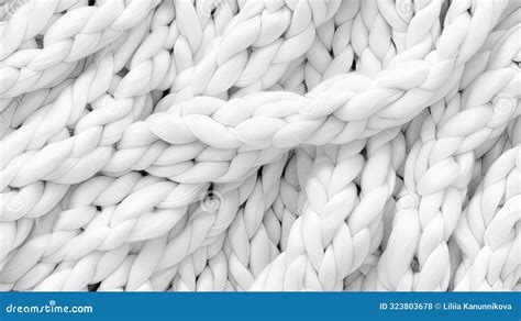 Knit Weave Style Grid Vector Seamless Border Background Blue Red Banner With Entwined Loops Of